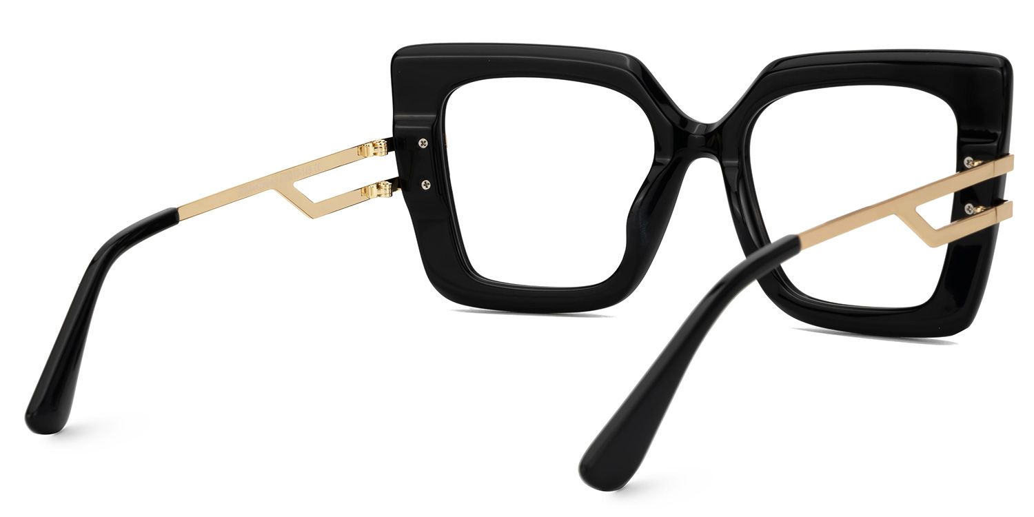 Designer Poutine Glasses in Mixed-Materials Full-frame