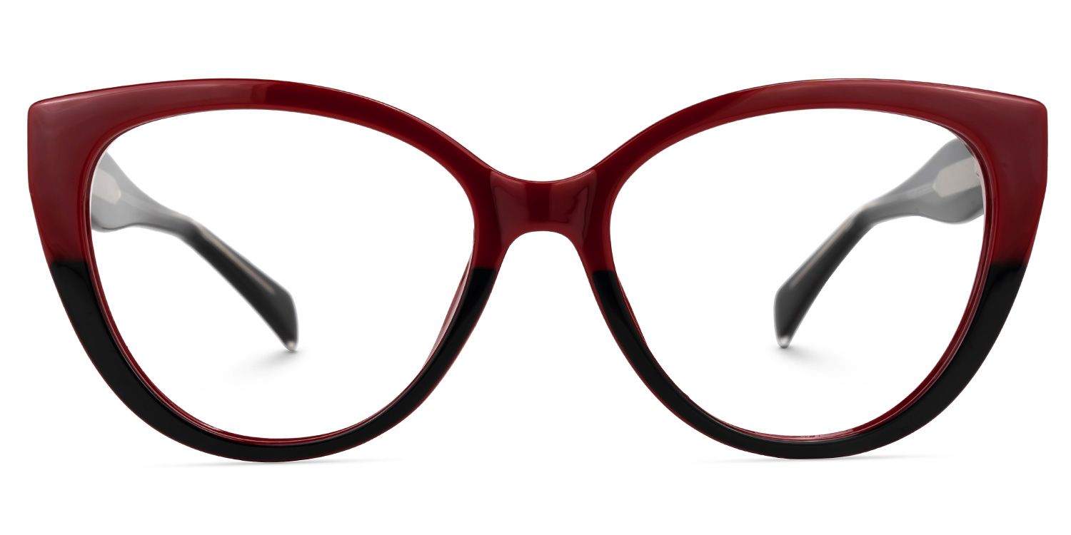 Cateye Narine Two-Tone Glasses deals -Zeelool Glasses