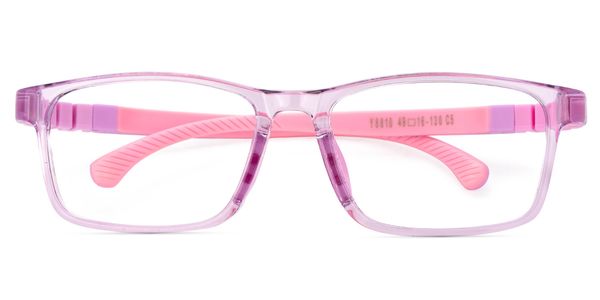 Arddin Rectangle Purple Frame Eyeglasses for Tweens