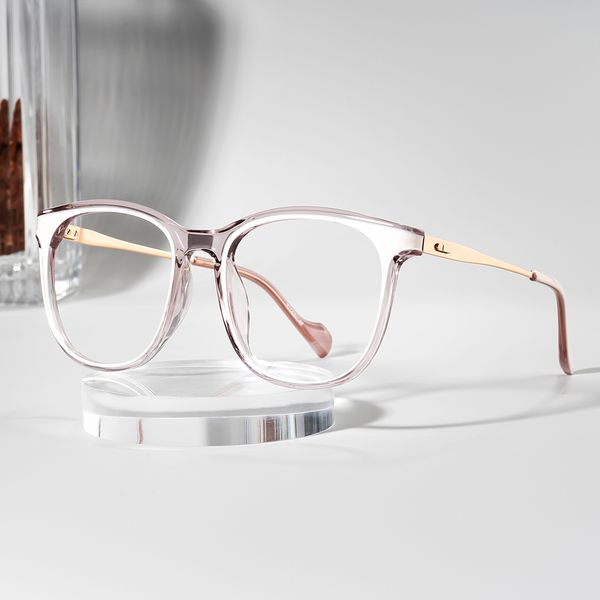 Lilac Eyeglasses Frames In Round Shape