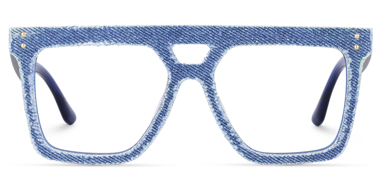 Rubin Denim Glasses, Blue Jean Frame Sunglasses