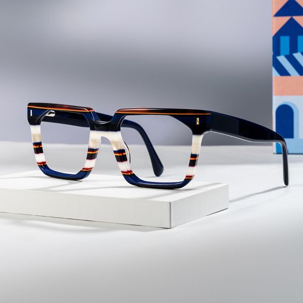 Laguer Rectangle Specs Frame For Men | Zeelool