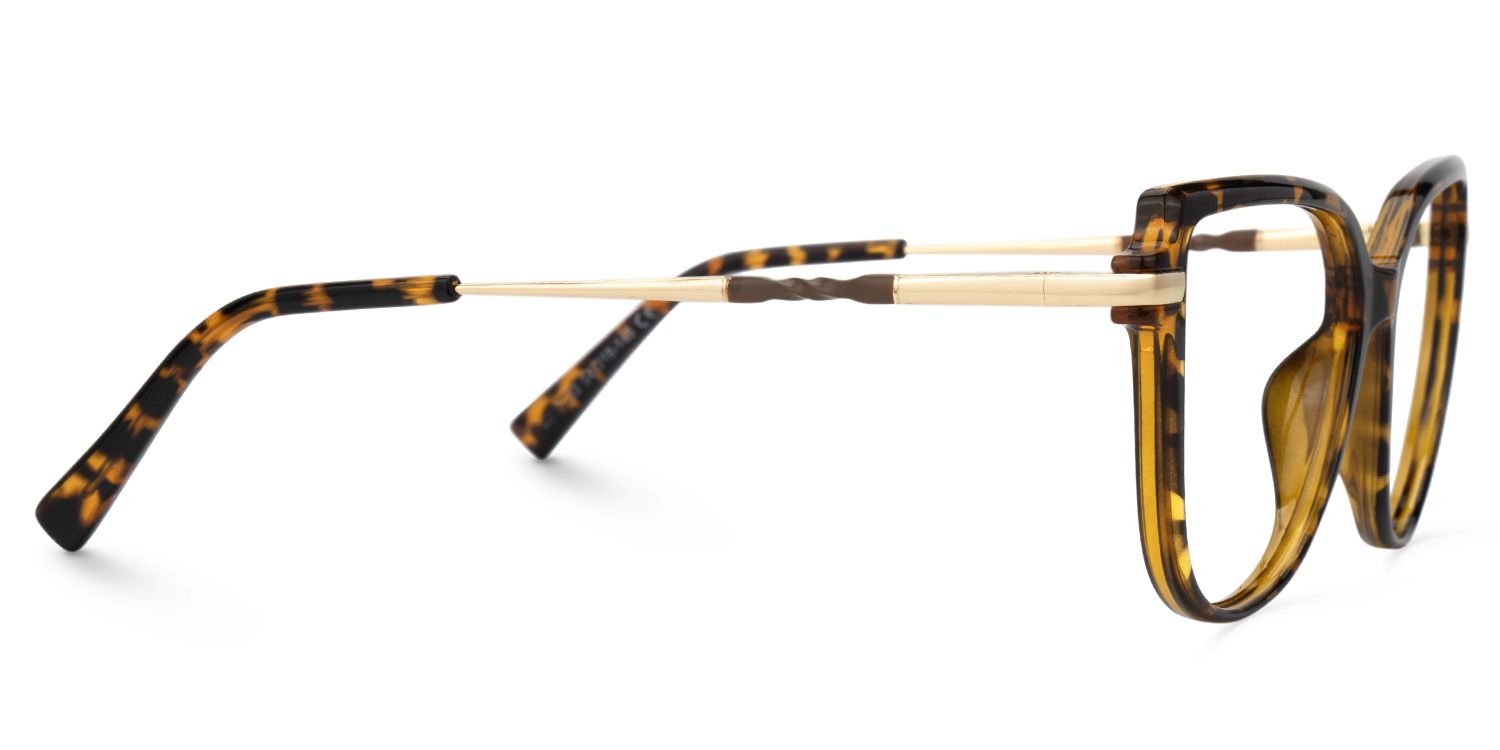 Eisan Thin Tortoiseshell Cat eye Glasses Frames | Zeelool