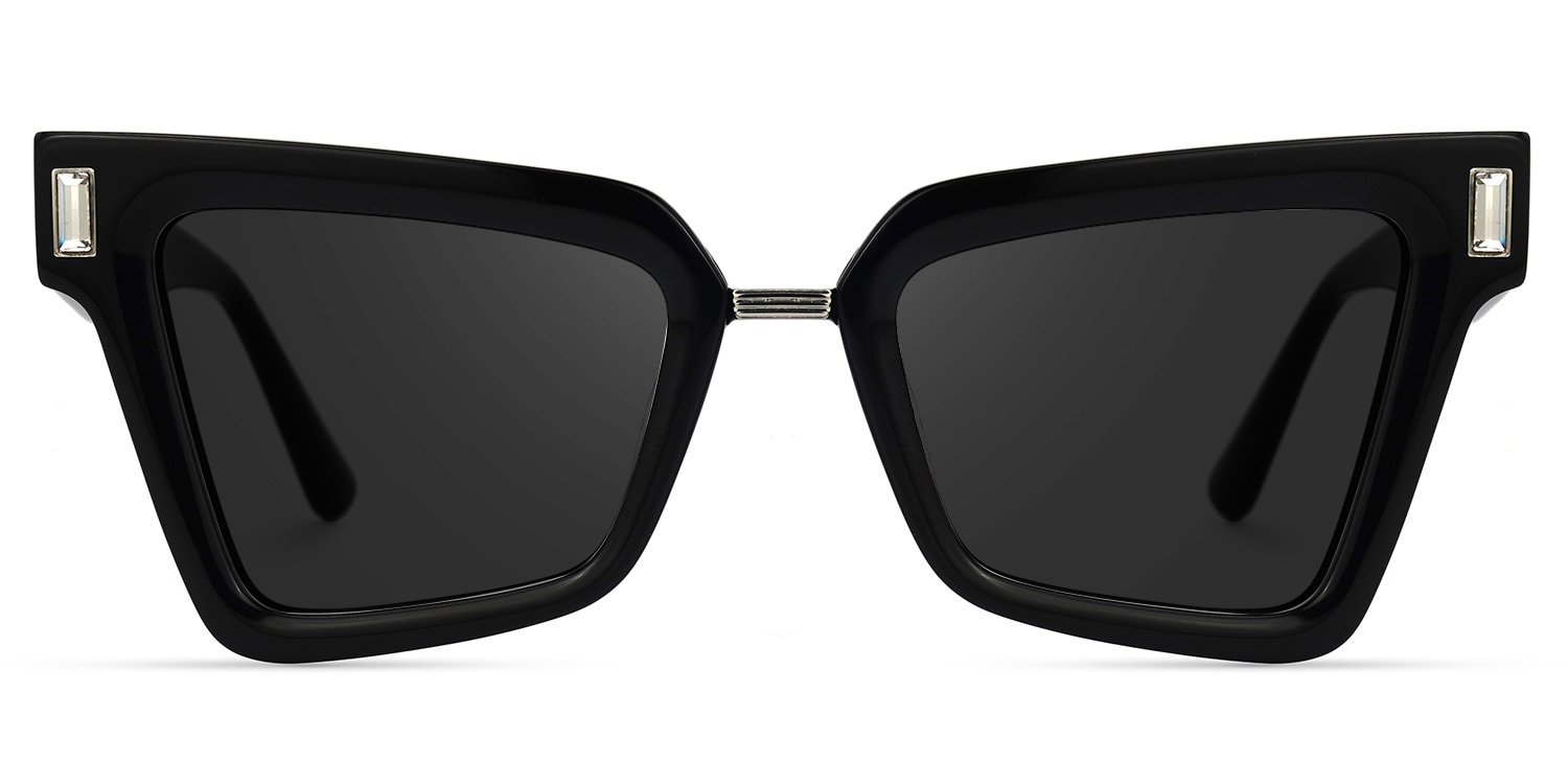 Gaymon Cateye Black Sunglasses | Zeelool Glasses
