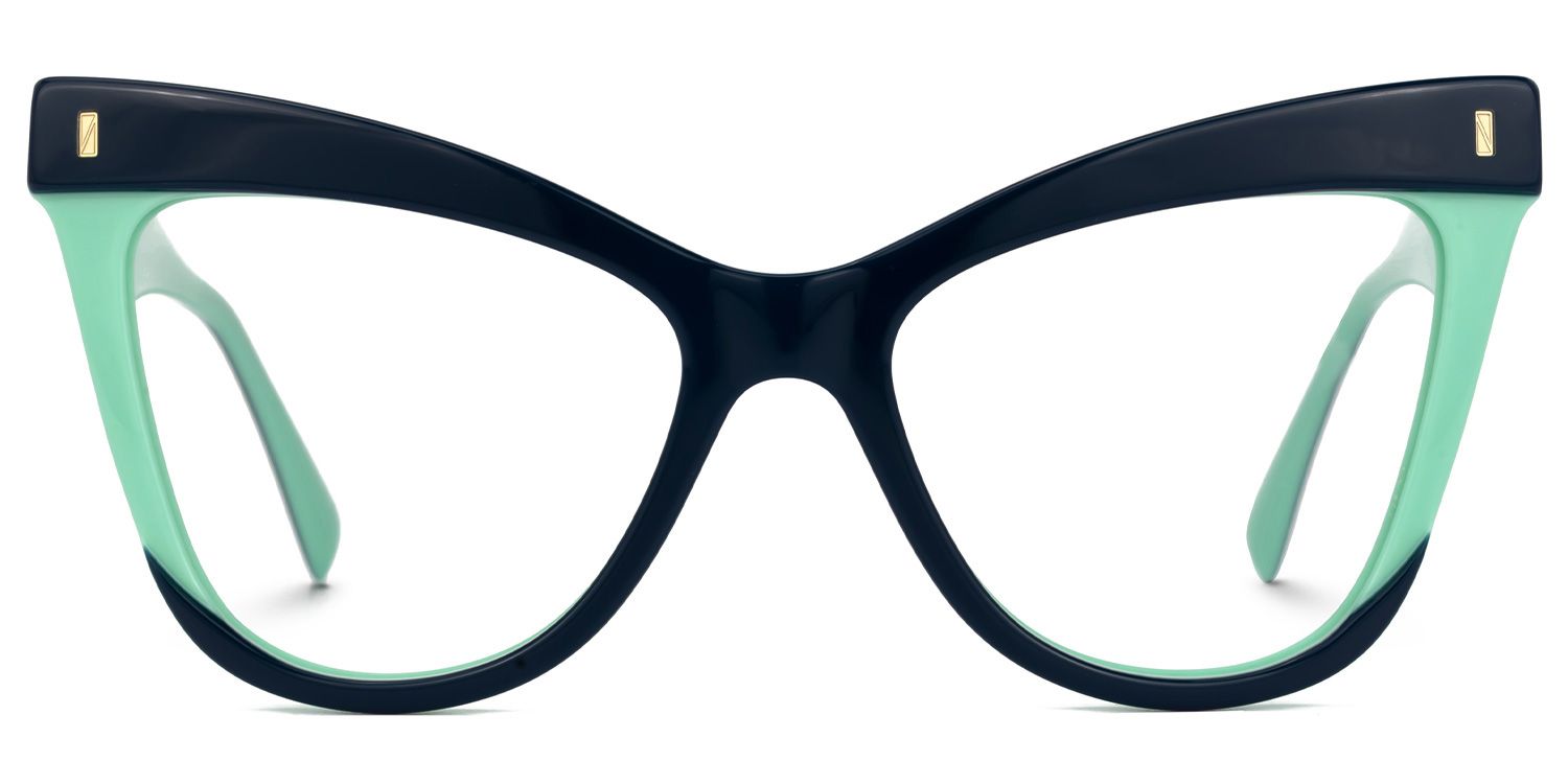 Silke Cateye Blue Glasses | Zeelool Glasses
