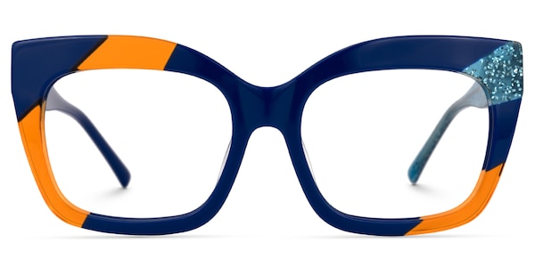 Ximena Cateye Blue Glasses | Zeelool Glasses