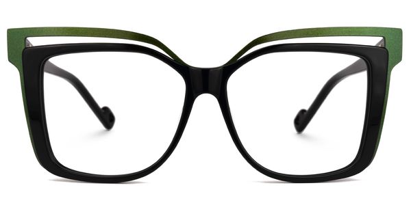 Twolla Square Black Glasses | Zeelool Glasses
