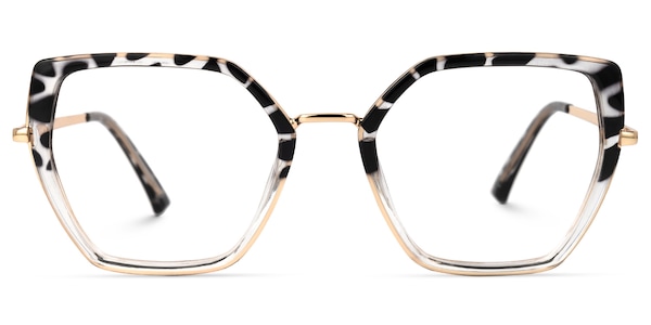 Igartua Geometric Two-Tone Glasses | Zeelool Glasses