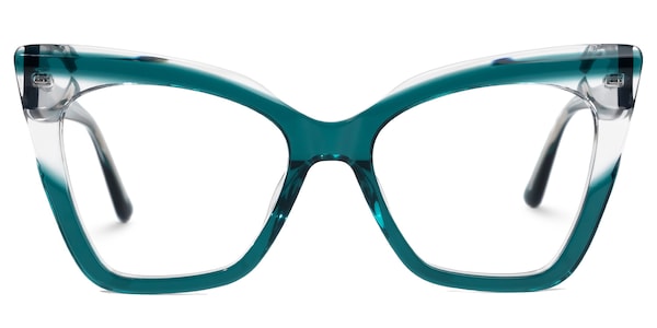 Searcy Cateye Green Glasses | Zeelool Glasses