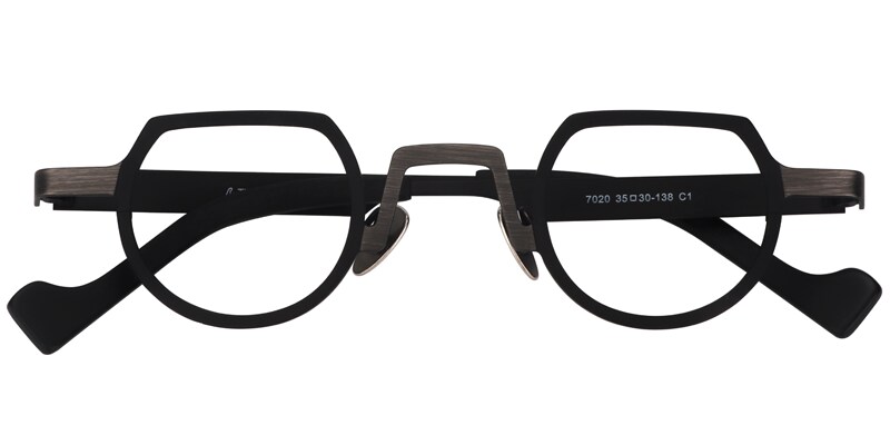Timothy Round Black Glasses | Zeelool Glasses