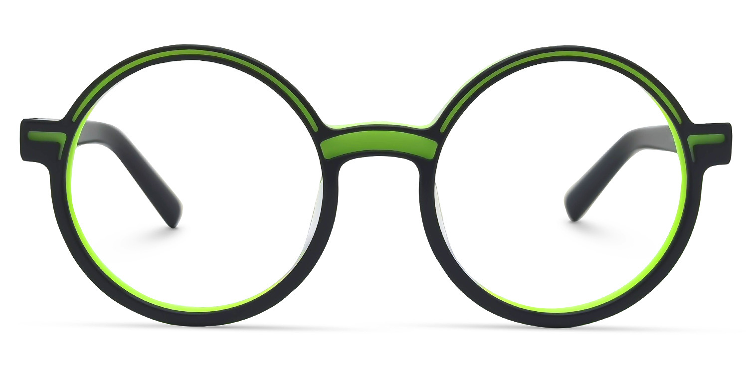 Chantel Round Green Glasses | Zeelool Glasses
