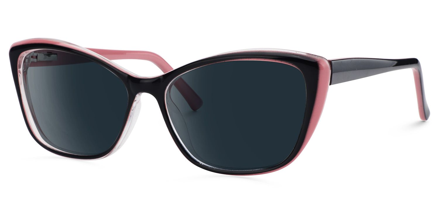 Fidelia Cat Eye Black Sunglasses | Zeelool Glasses