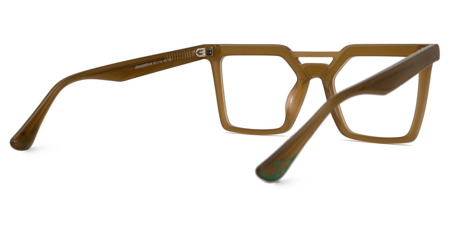 Demar Square Brown Glasses | Zeelool Glasses