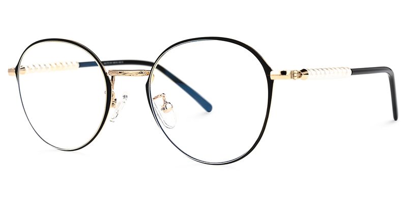 Marisol Round Gold Glasses | Zeelool Glasses