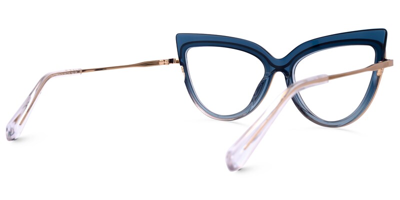 Birkman Cateye Blue Glasses | Zeelool Glasses
