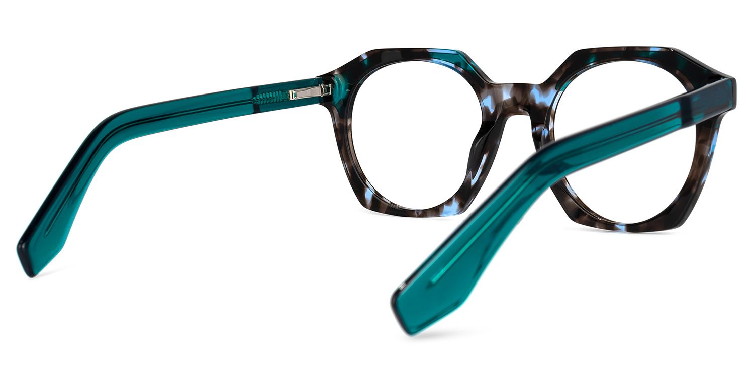 Occeus Geometric Tortoise Glasses | Zeelool Glasses