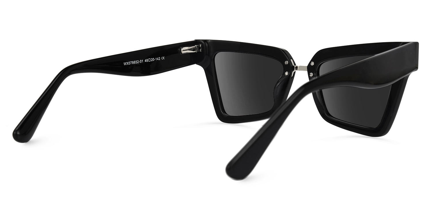 Gaymon Cateye Black Sunglasses | Zeelool Glasses