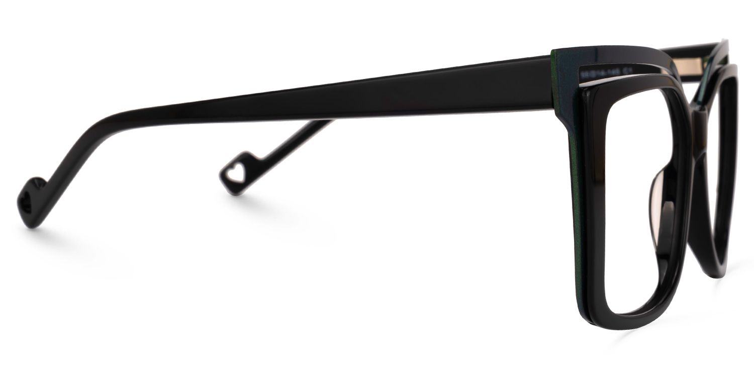Twolla Square Black Glasses | Zeelool Glasses