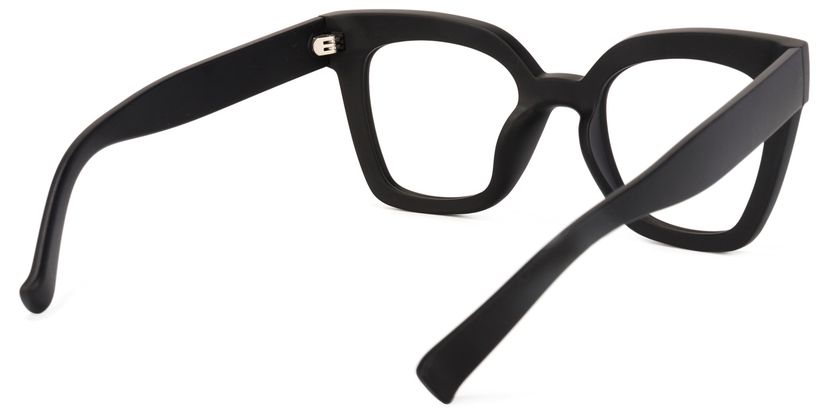 rectangle black frame spectacles