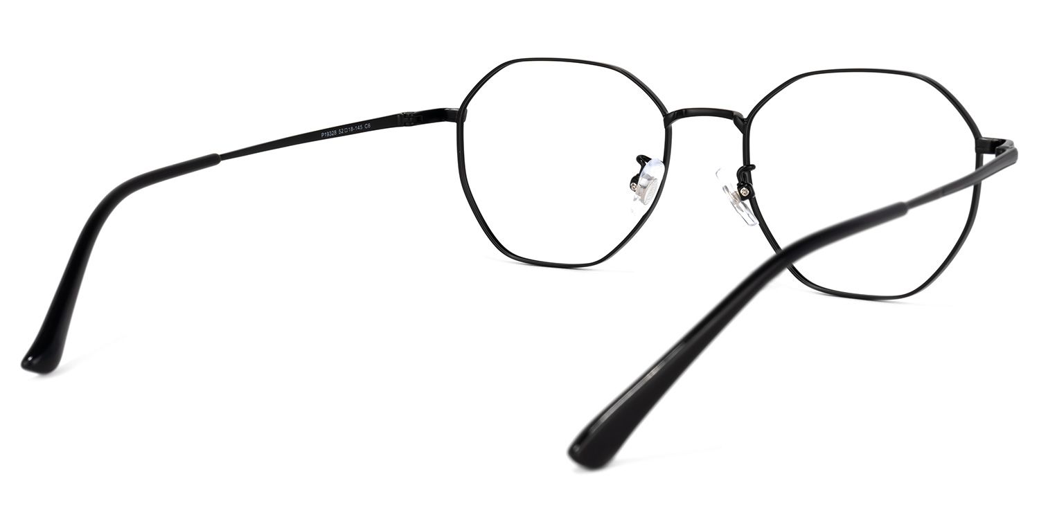 Ware Geometric Black Glasses | Zeelool Glasses