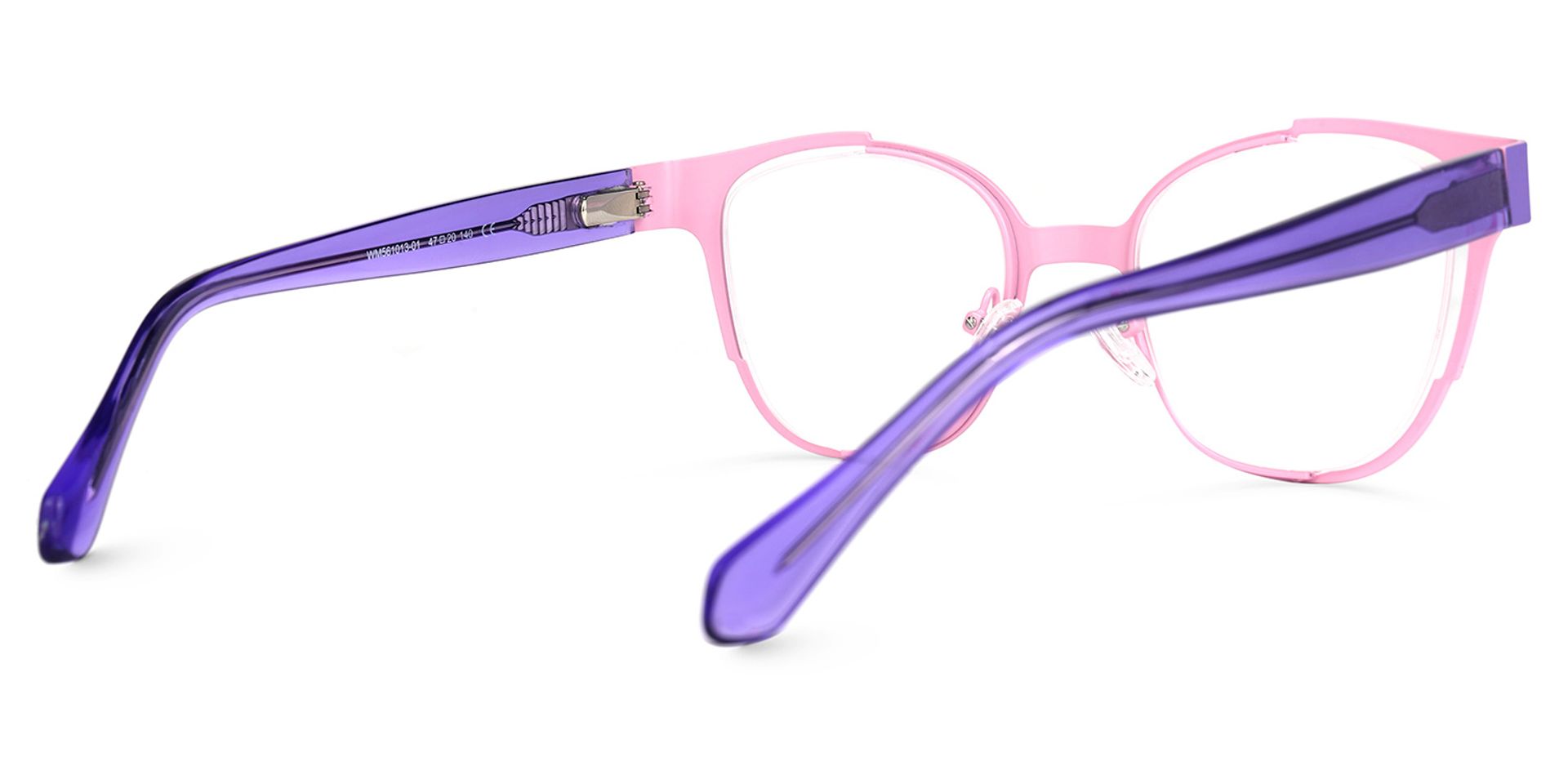 Angellay Square Pink Glasses | Zeelool Glasses
