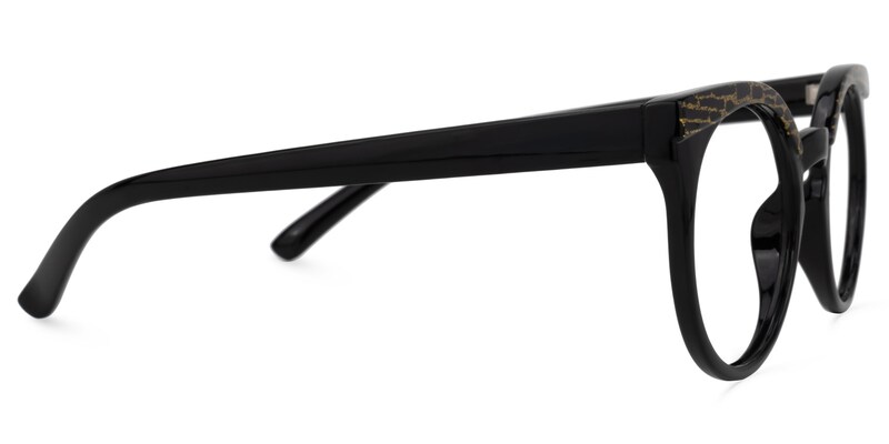 Cabassa Round Black Glasses | Zeelool Glasses