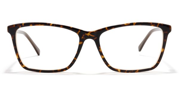 Edison Rectangle Tortoise Glasses | Zeelool Glasses