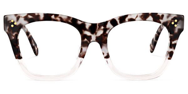 Rectangle Tandy Light Tortoise Frame Glasses | Zeelool