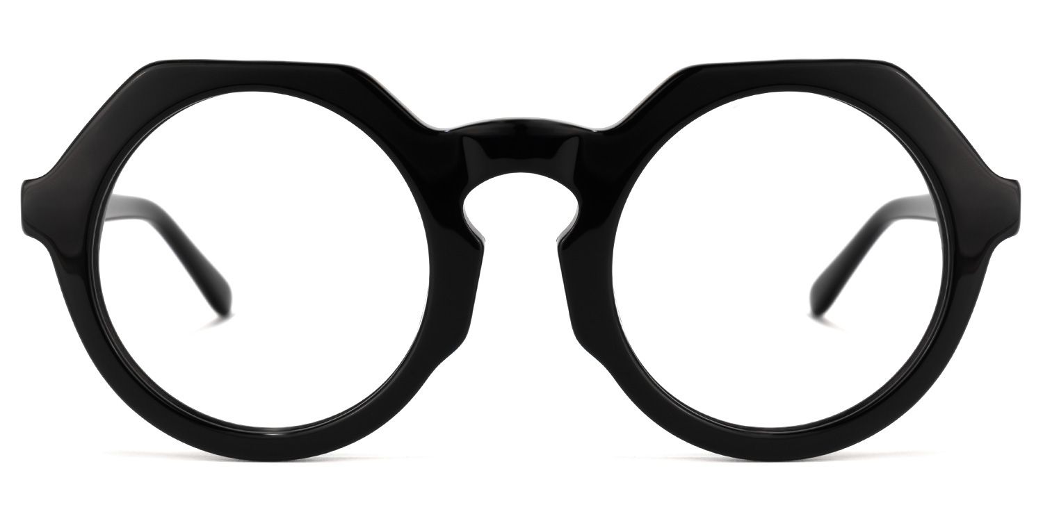 Pirtle Geometric Black Glasses | Zeelool Glasses