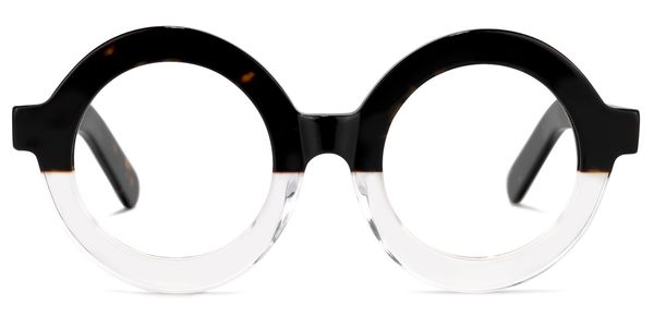 Calhoun Round Two-Tone Glasses | Zeelool Glasses