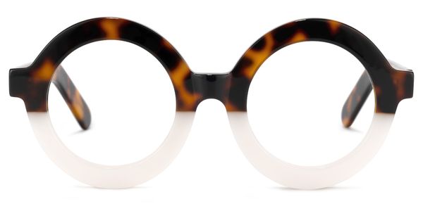 Calhoun Round Two-Tone Glasses | Zeelool Glasses