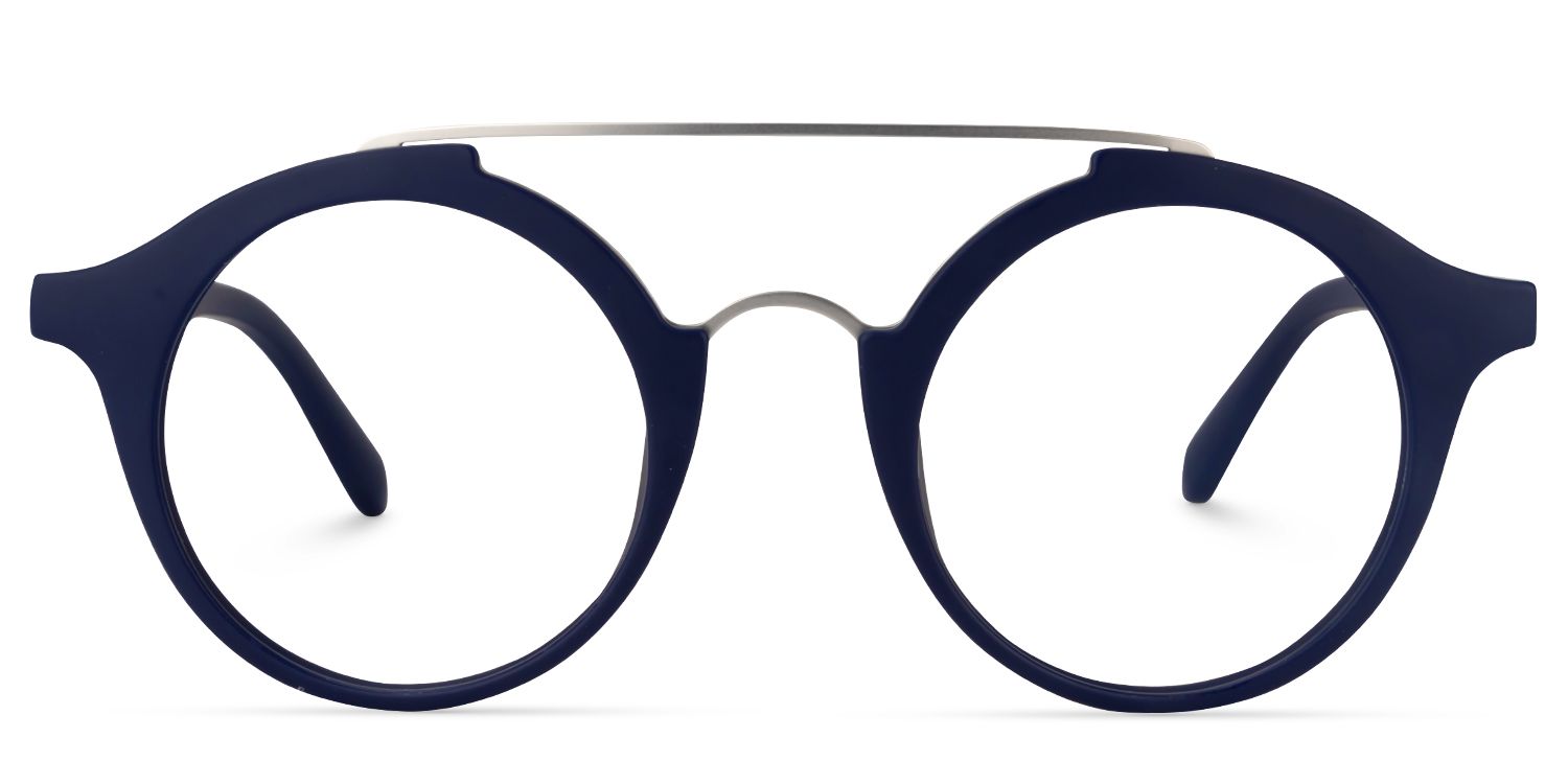 Aviator Dark Blue Glasses | Zeelool Glasses