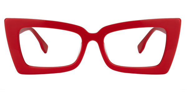 Rectangle Red Glasses | Zeelool Eyeglasses