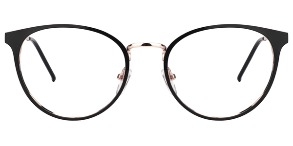 Kayla Round Black Glasses | Zeelool Glasses