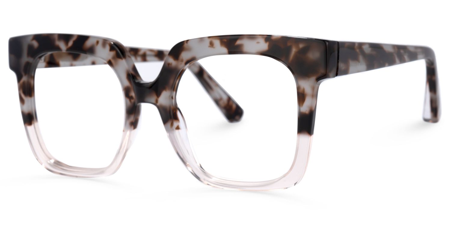 Dexter Square Light-Tortoise Glasses | Zeelool Glasses