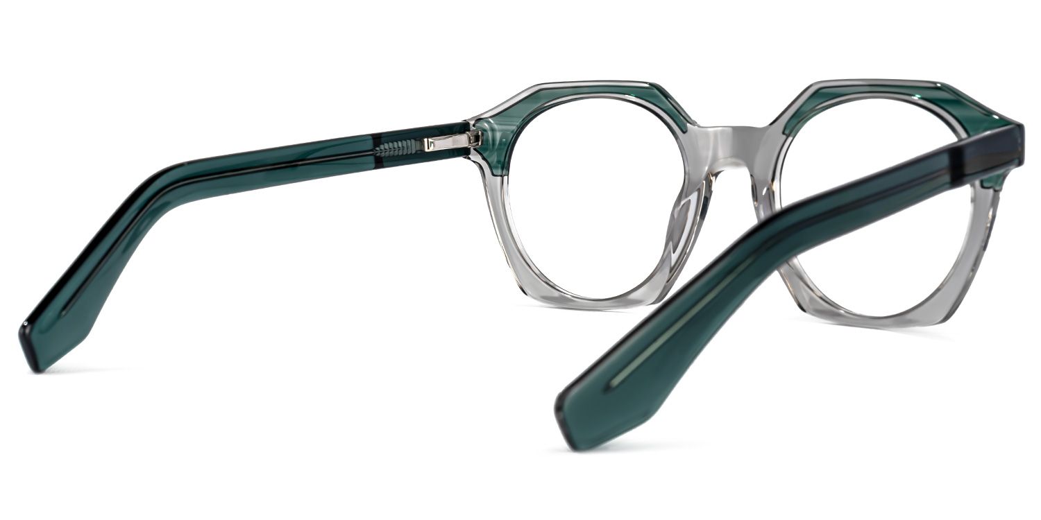 Occeus Geometric Gray Glasses | Zeelool Glasses