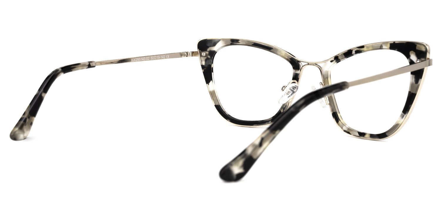 Lisojo Cateye Marble Glasses | Zeelool Glasses