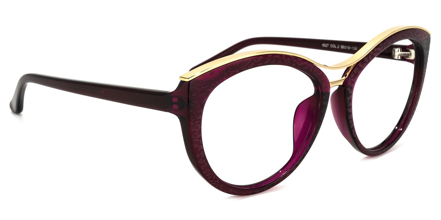 Aviator Wine Red Glasses | Zeelool Optical