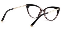 Alivia Cat Eye Black&Tortoise Glasses | Zeelool Glasses
