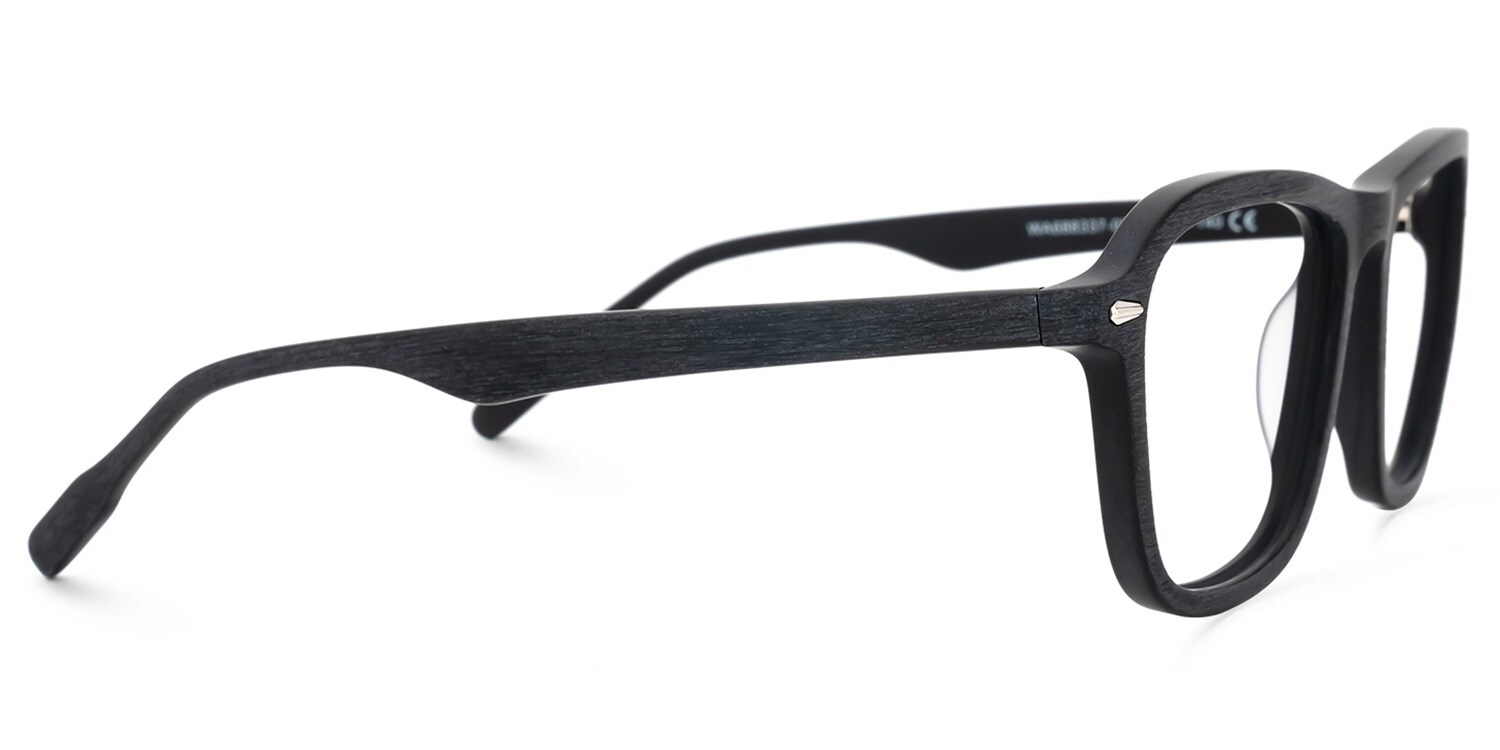 Meyer Square Black Glasses | Zeelool Glasses