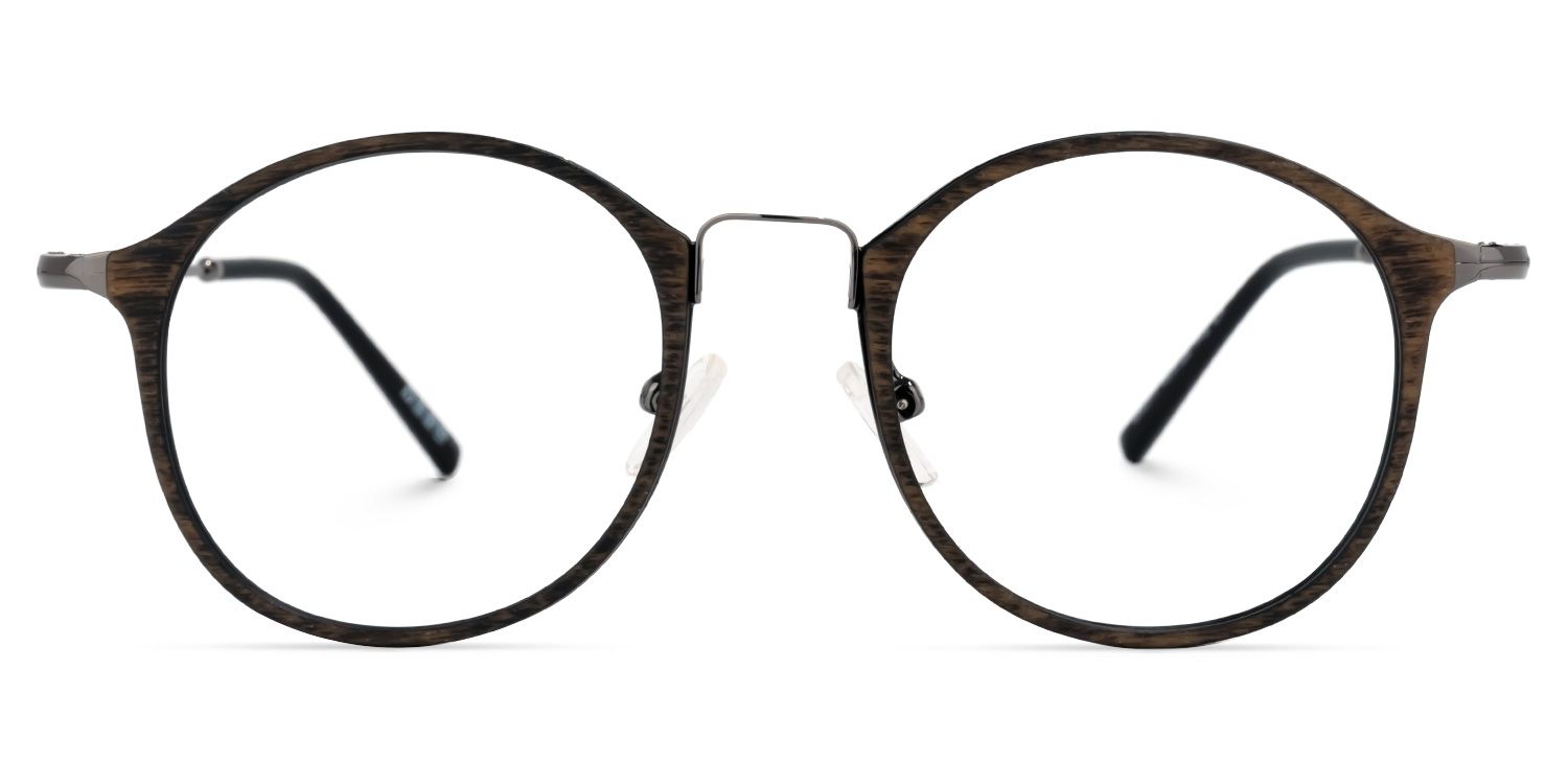 Colcas Round Wood Glasses | Zeelool Glasses