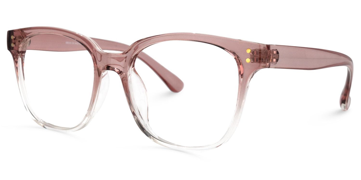 Aenid Square Pink Glasses | Zeelool Glasses