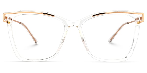 Krystle Square Crystal Frame Glasses | Zeelool Optical