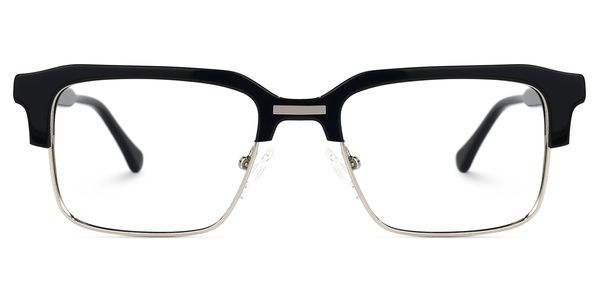 Twanda Square Black Glasses | Zeelool Glasses