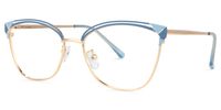 Exey Cateye Blue Glasses | Zeelool Glasses