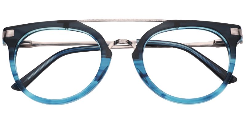 Jacob Aviator Metallic Glasses | Zeelool Glasses