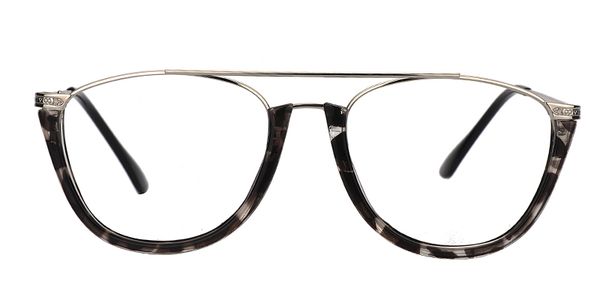 Ultraman Aviator Half-Rim Glasses | Zeelool Glasses