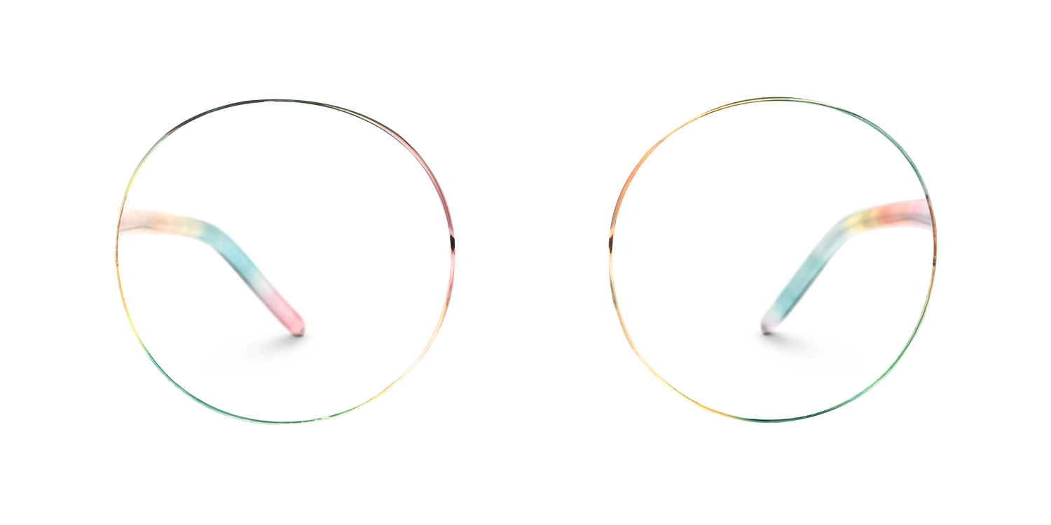 Rahman Round Multicolor Glasses | Zeelool Glasses